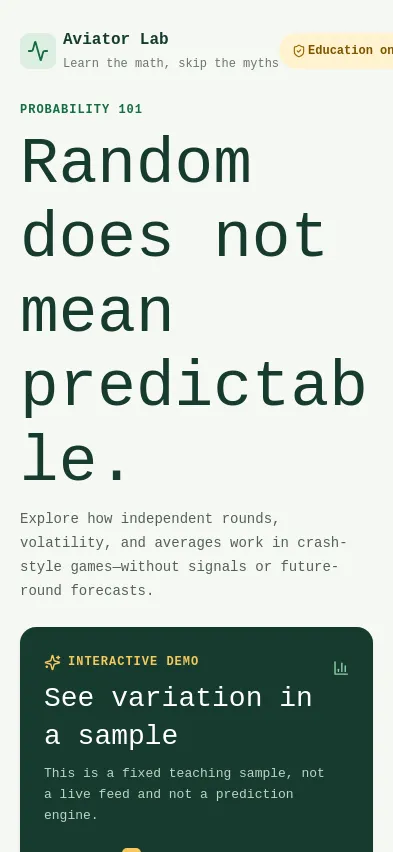 Aviator Signal Predictor
