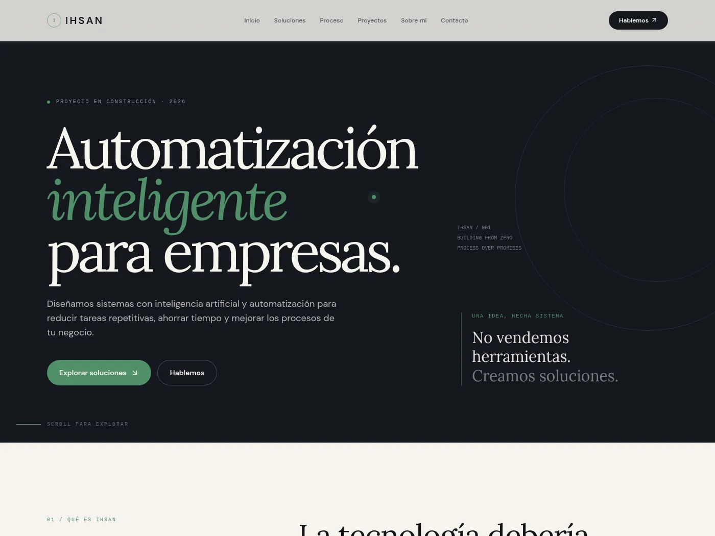 Ihsan AI Agency Site