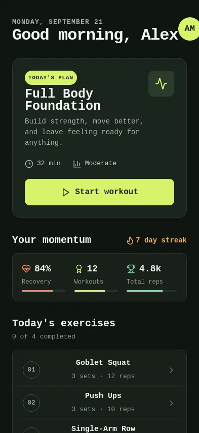 FitBuddy Workout App