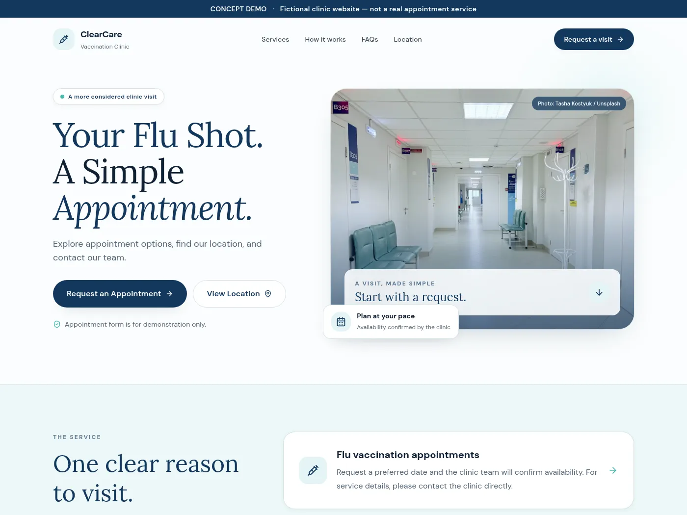 ClearCare Clinic Website