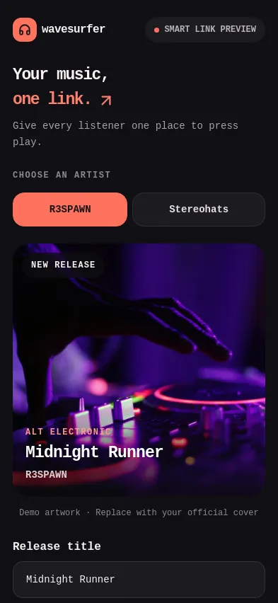 Wavesurfer Streaming Link