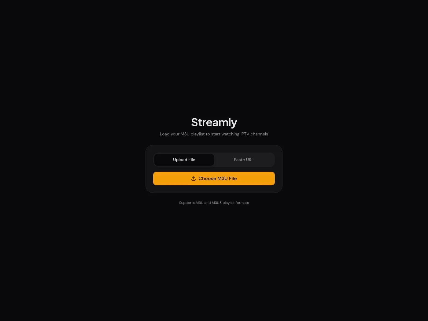 Streamly IPTV Player