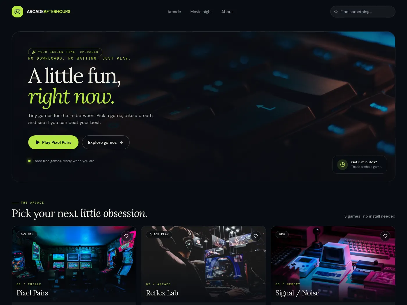 GameFlix Arcade