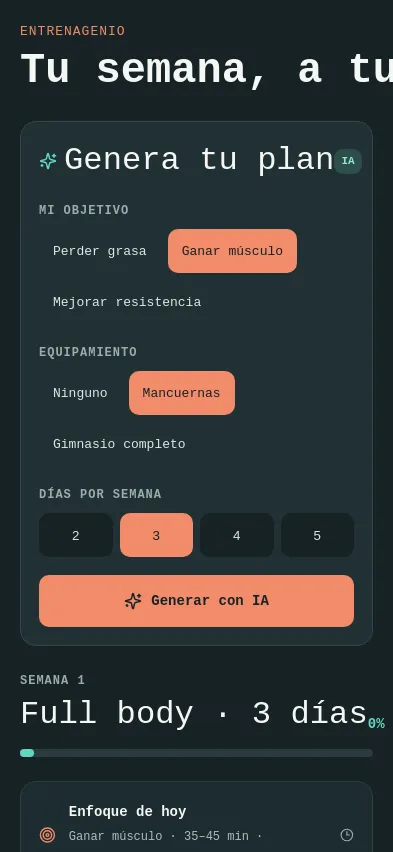 EntrenaGenio AI Trainer