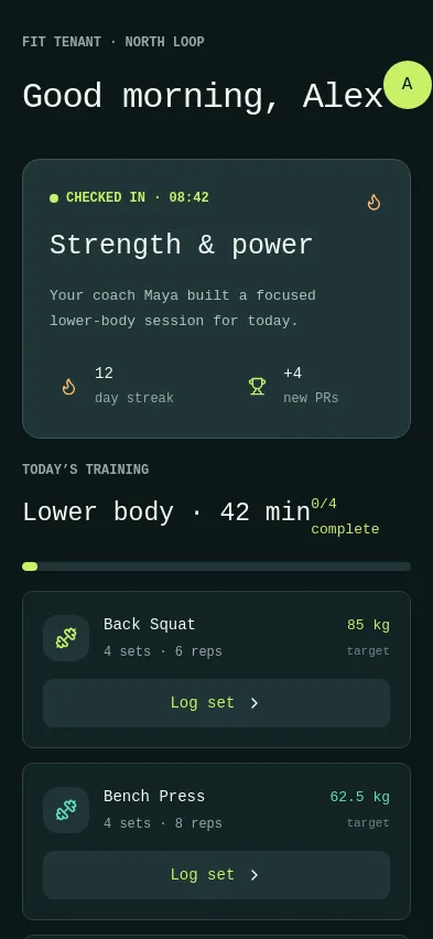 FitTenant Gym Platform