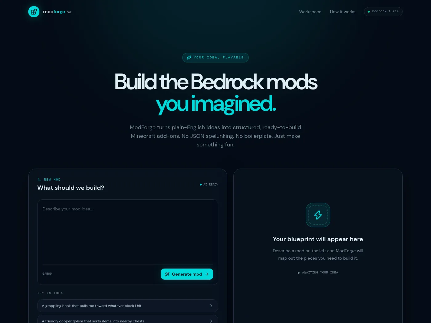 AI Bedrock Addon Maker