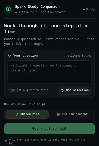 Sparx Study Companion