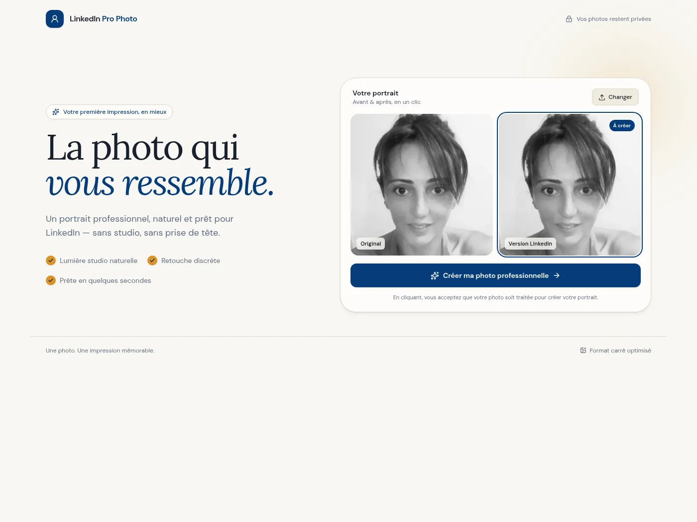 LinkedIn Pro Photo Maker