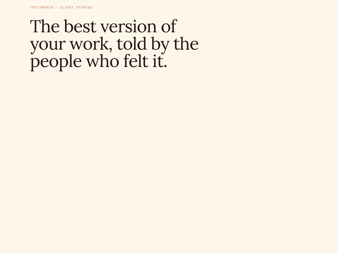 AI Testimonial Wall
