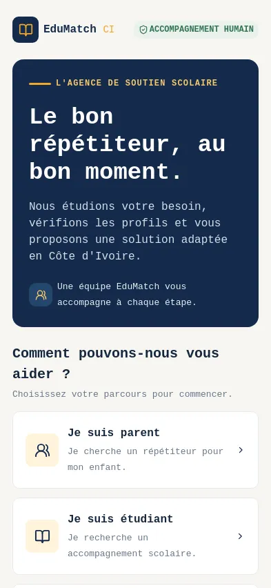 EduMatch CI App