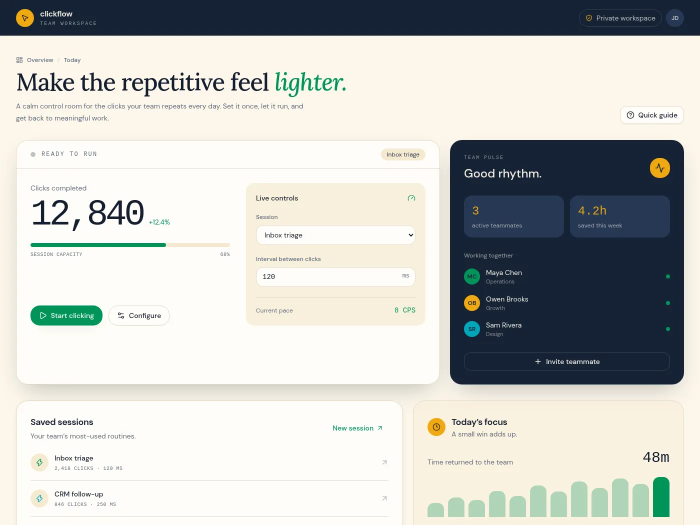 Team Clicker Utility