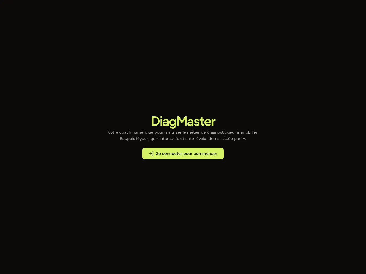DiagMaster Formation App