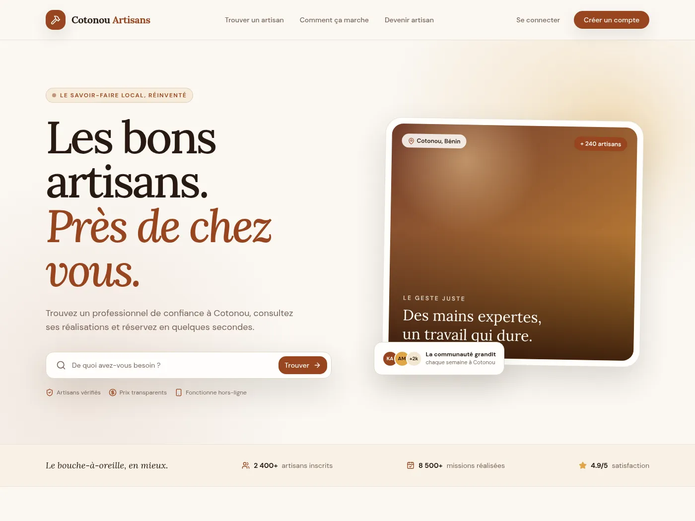 Cotonou Artisans Connect
