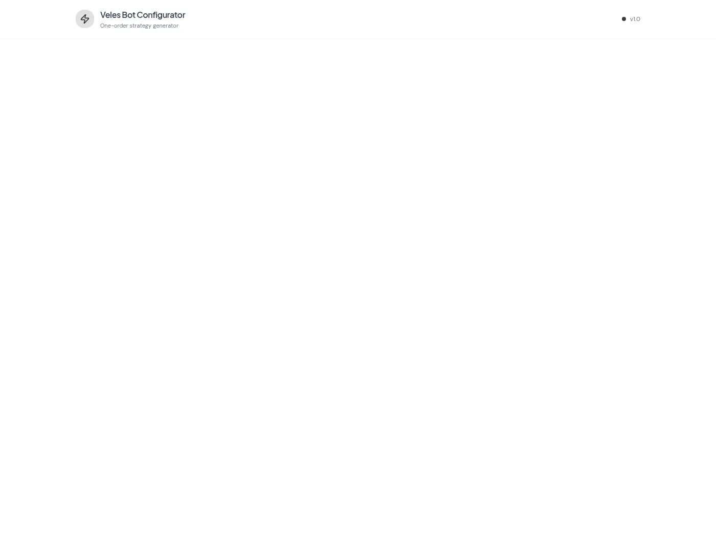 Veles Bot Configurator
