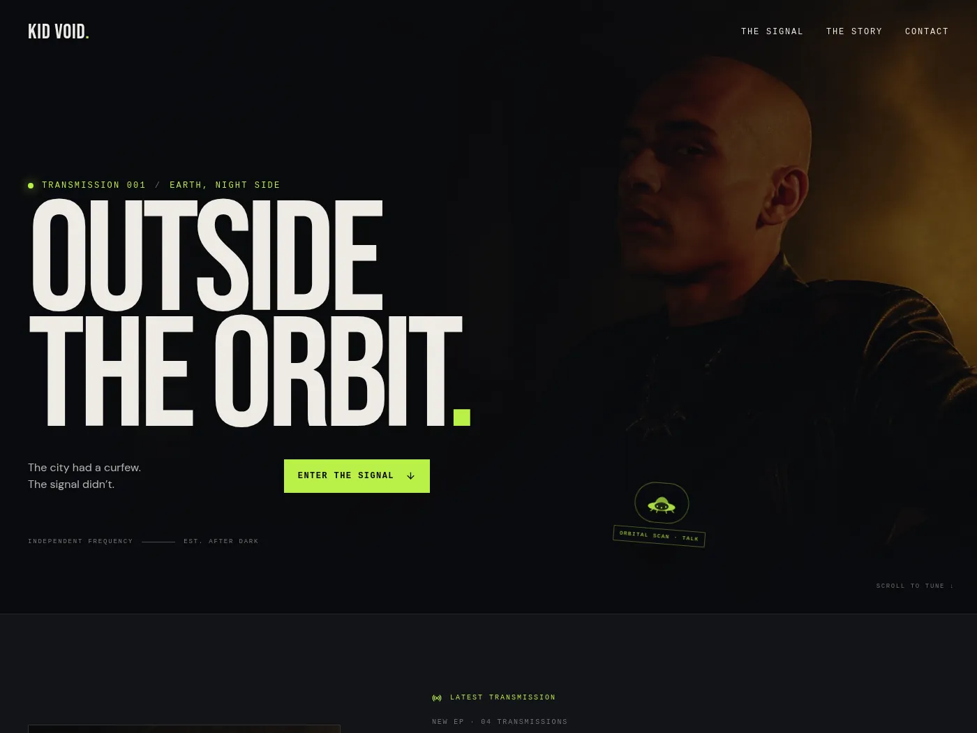 UFO Rapper AI Website