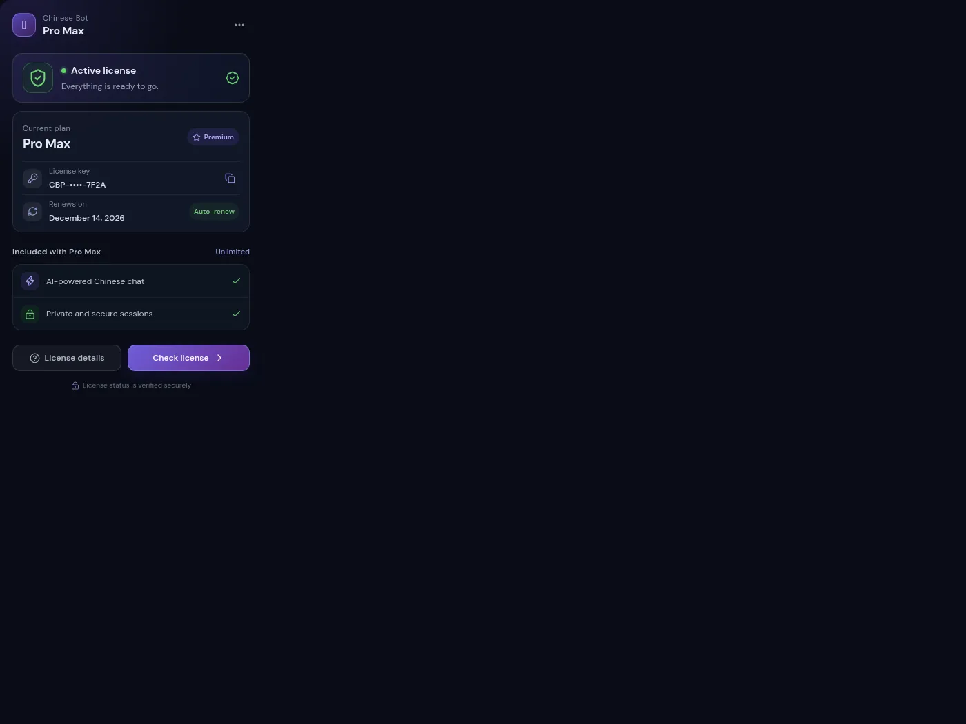 Chinese Bot Pro Max