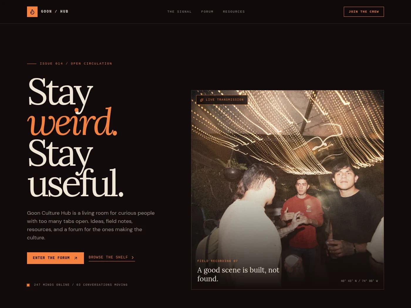 Goon Culture Hub
