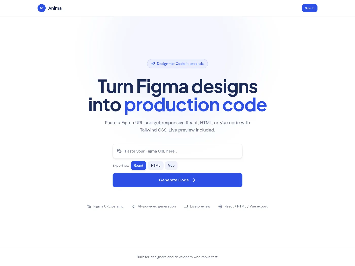Anima App Replica