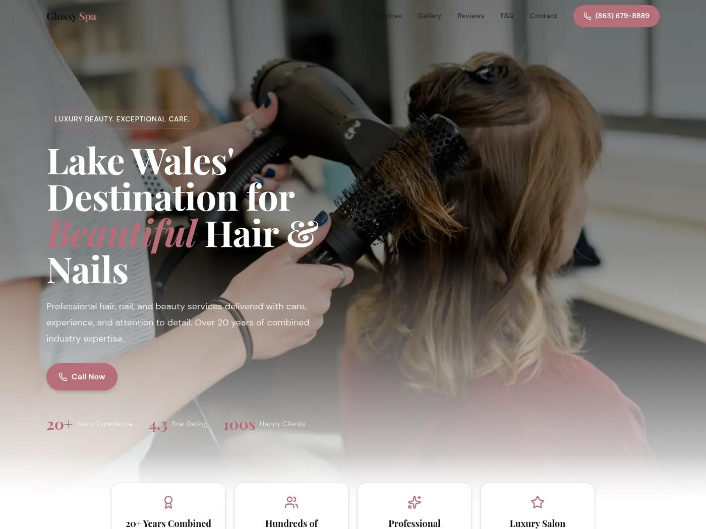 Glossy Spa Booking Portal
