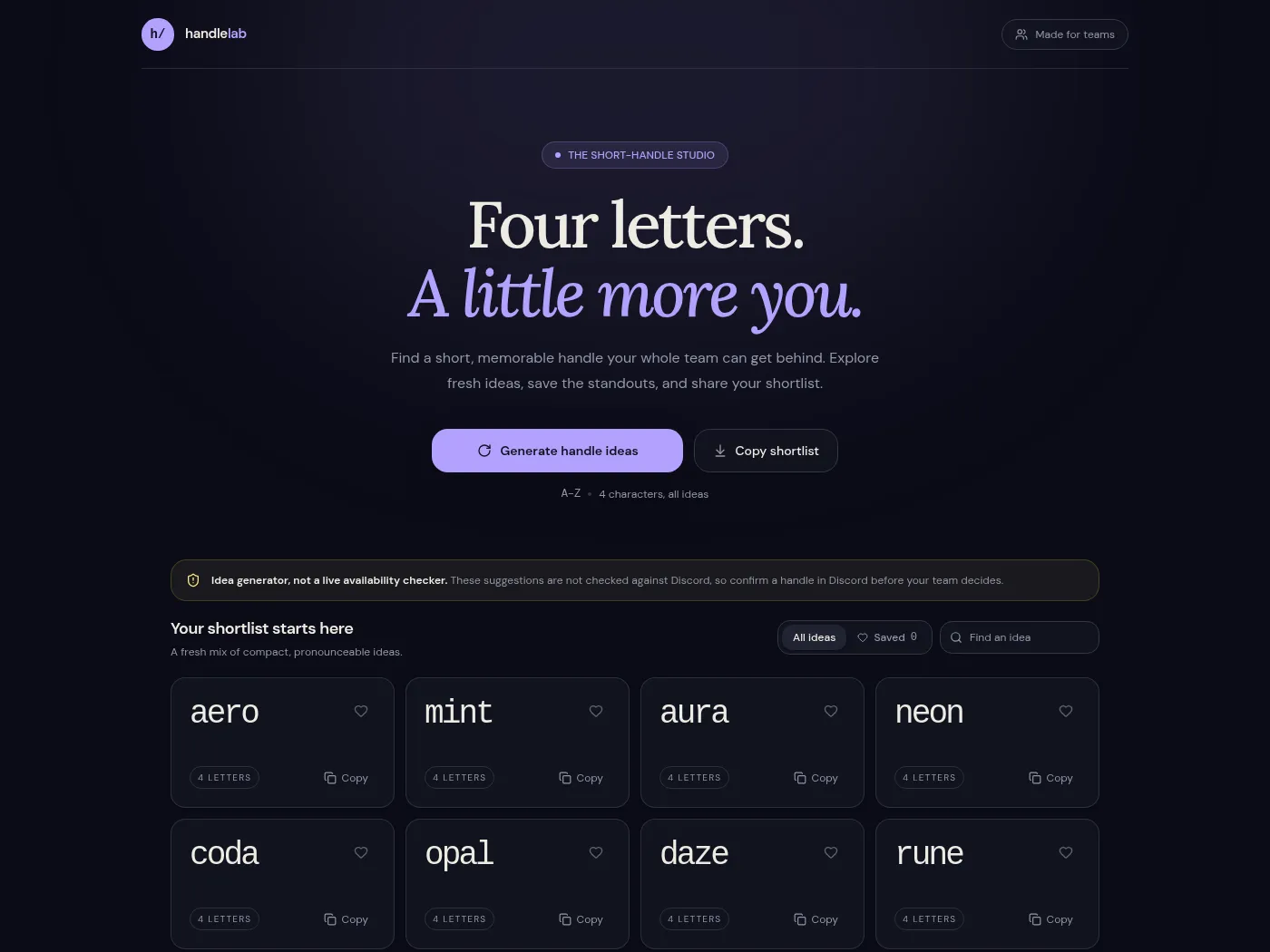 Discord Handle Finder