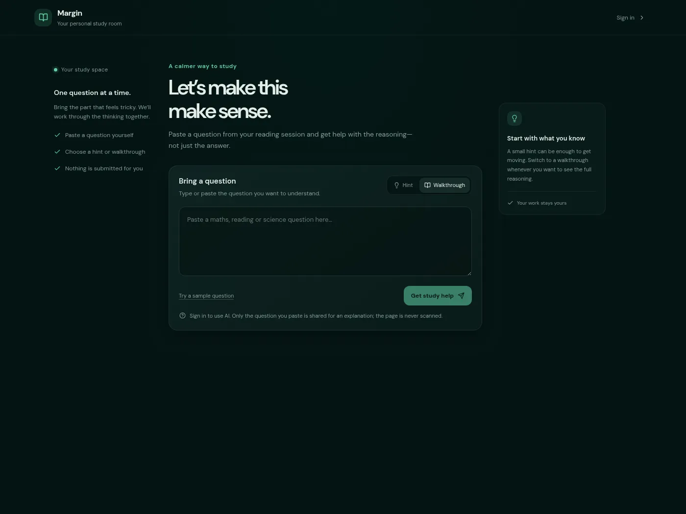 Sparx AI Study Helper