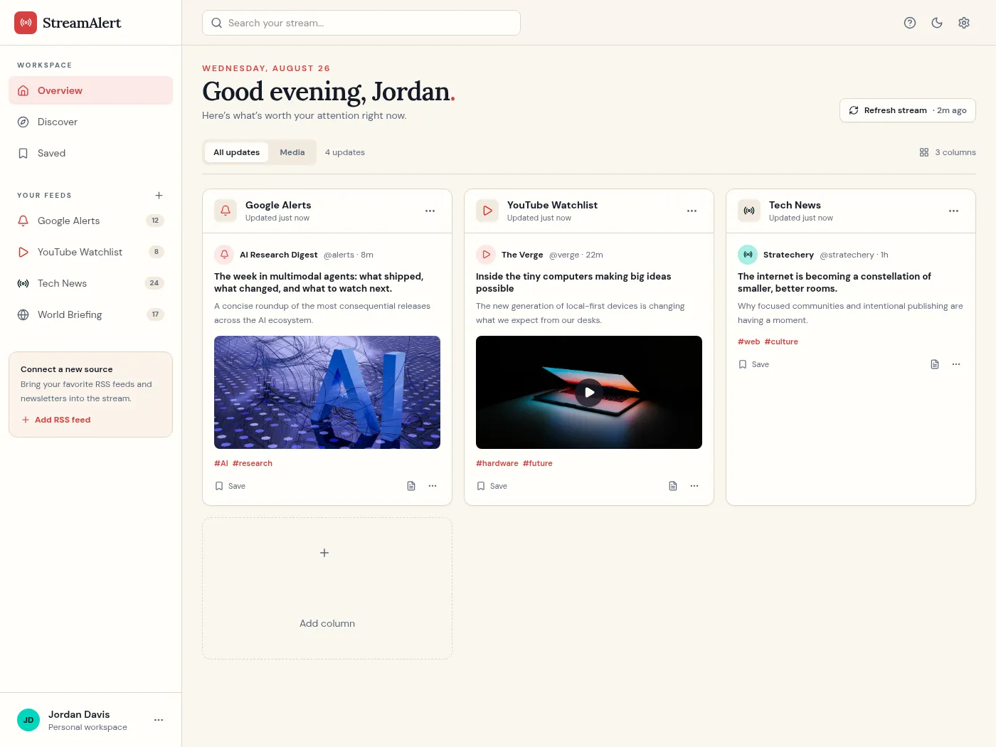 StreamAlert Web Dashboard