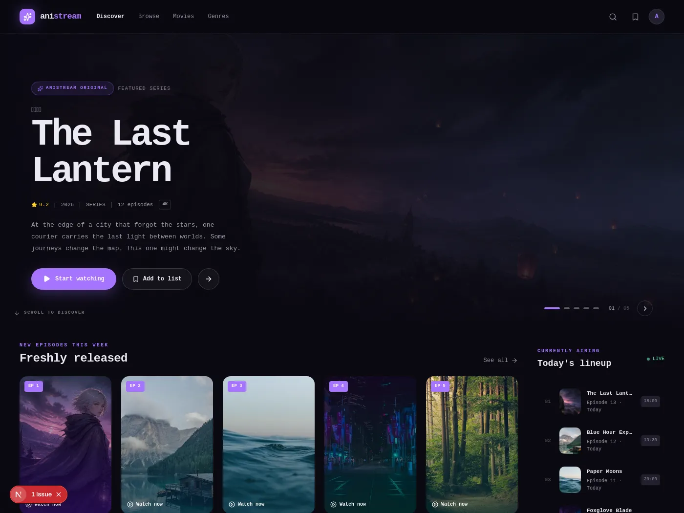 AniStream Platform