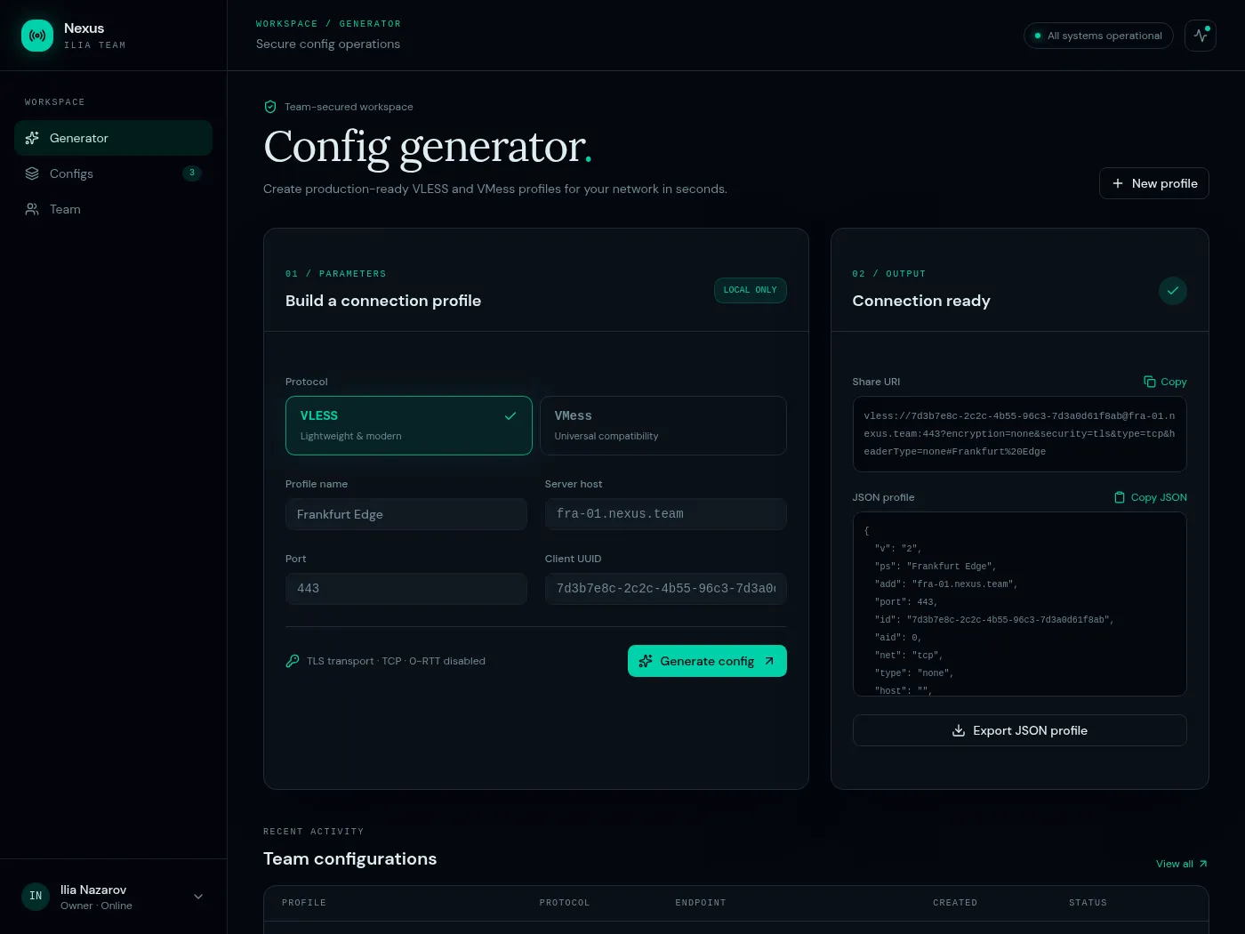 V2Ray Config Portal