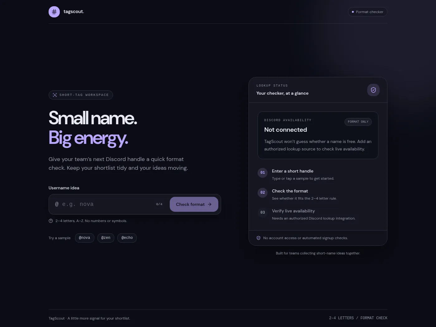 Discord Tag Checker