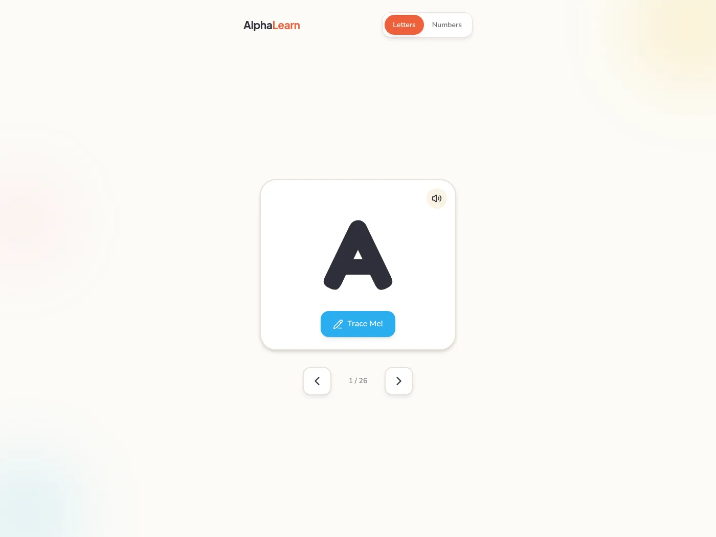 AlphaLearn Kids App
