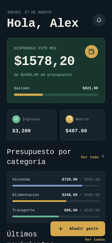 Pocket Budget App