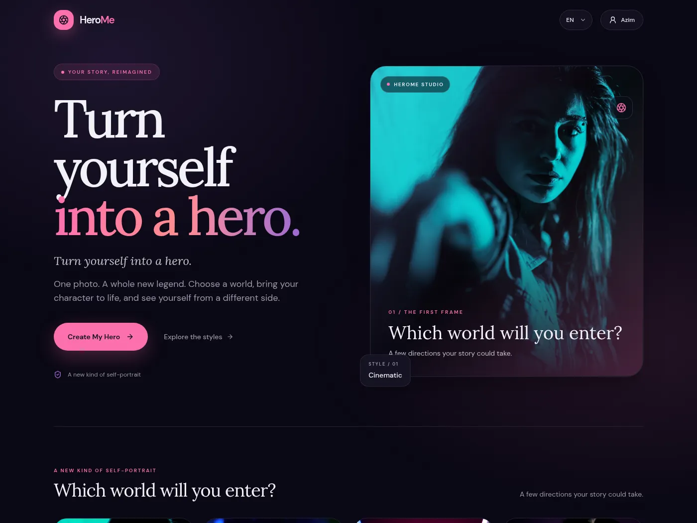 HeroMe AI Studio