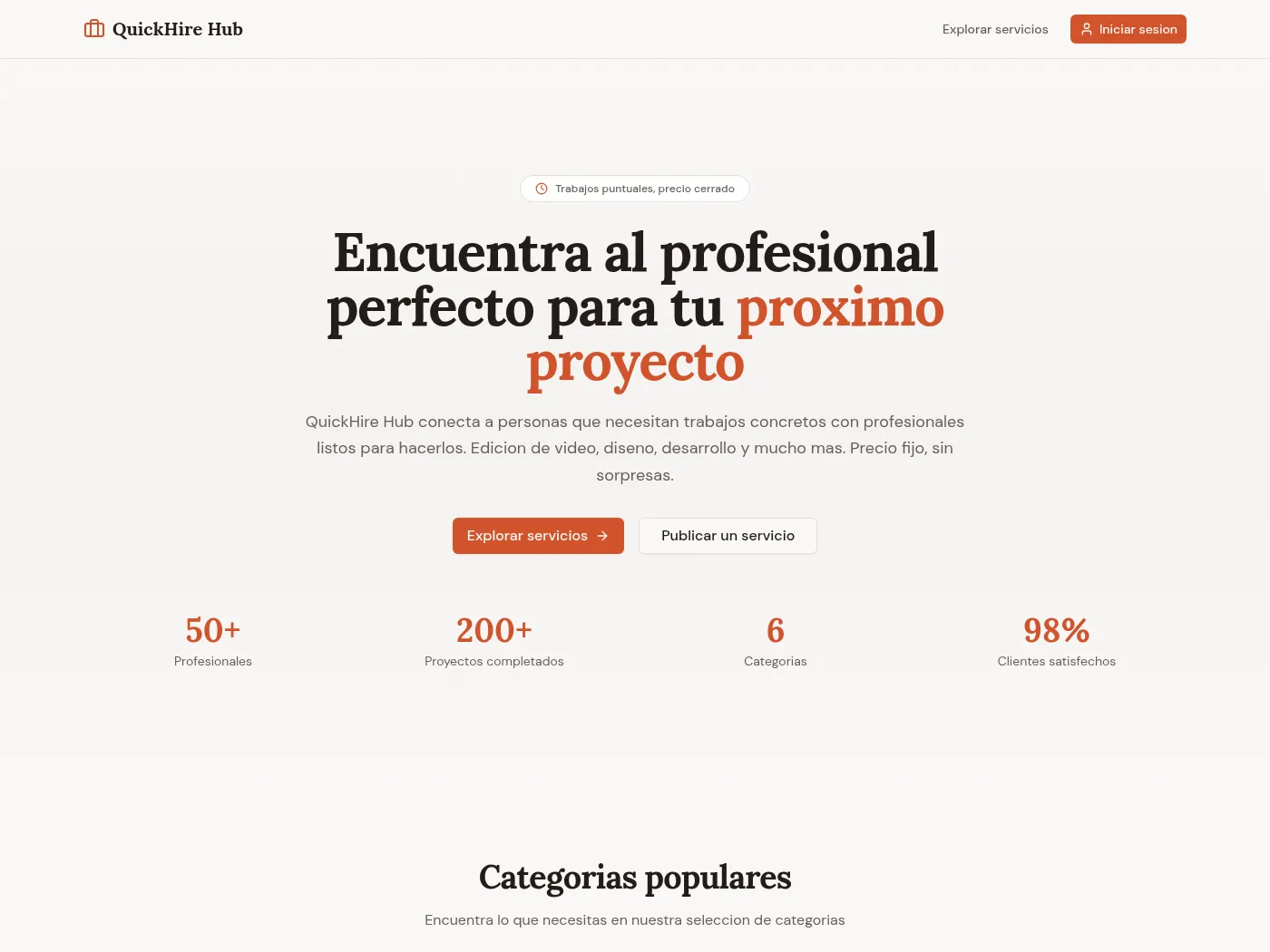 QuickHire Hub