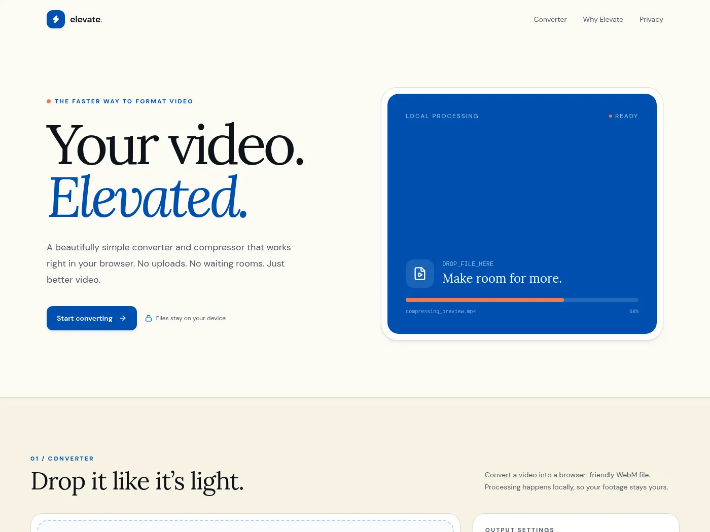 Elevate Video Converter