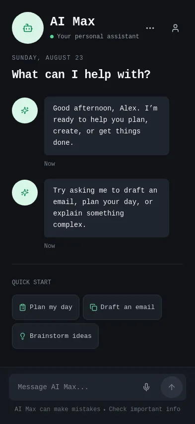AI Max Assistant