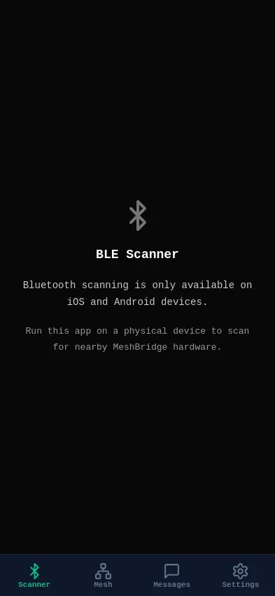 MeshBridge BLE App