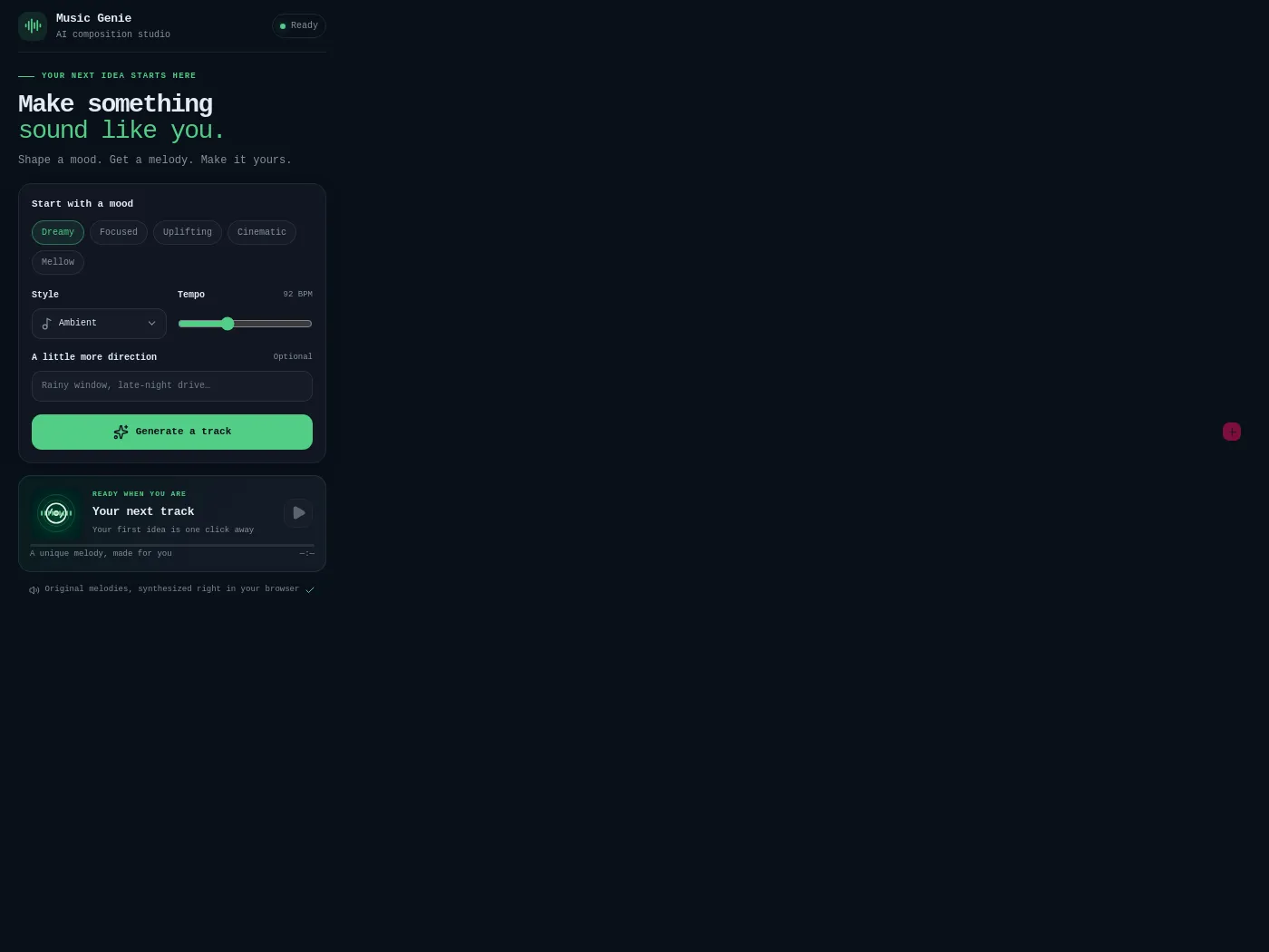 AI Music Genie