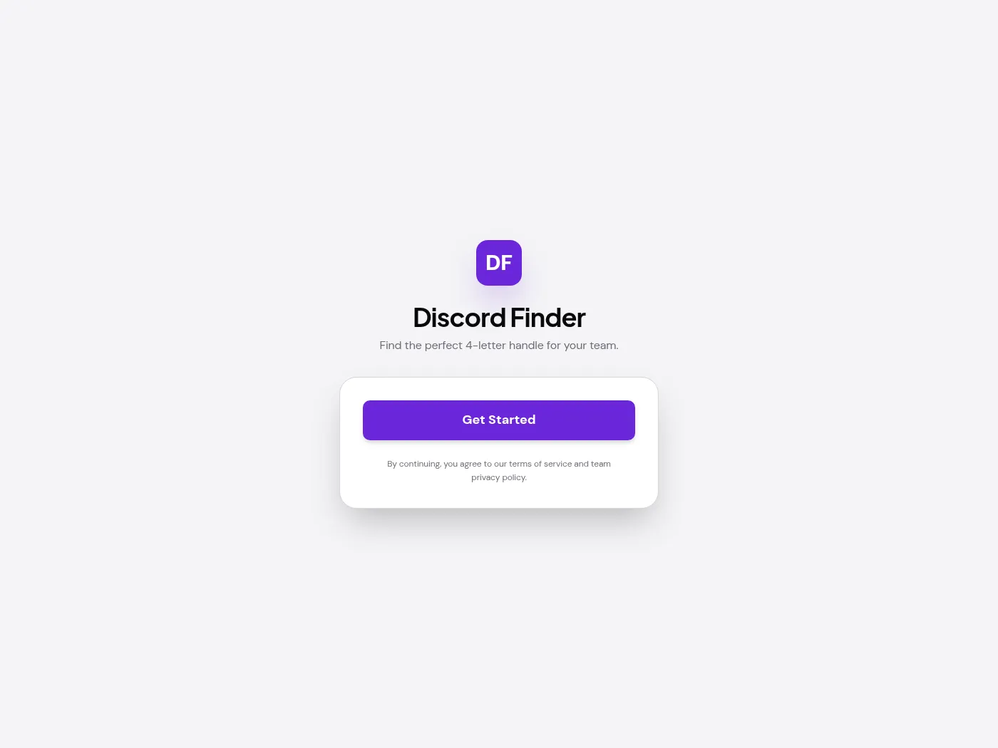 Discord Name Finder