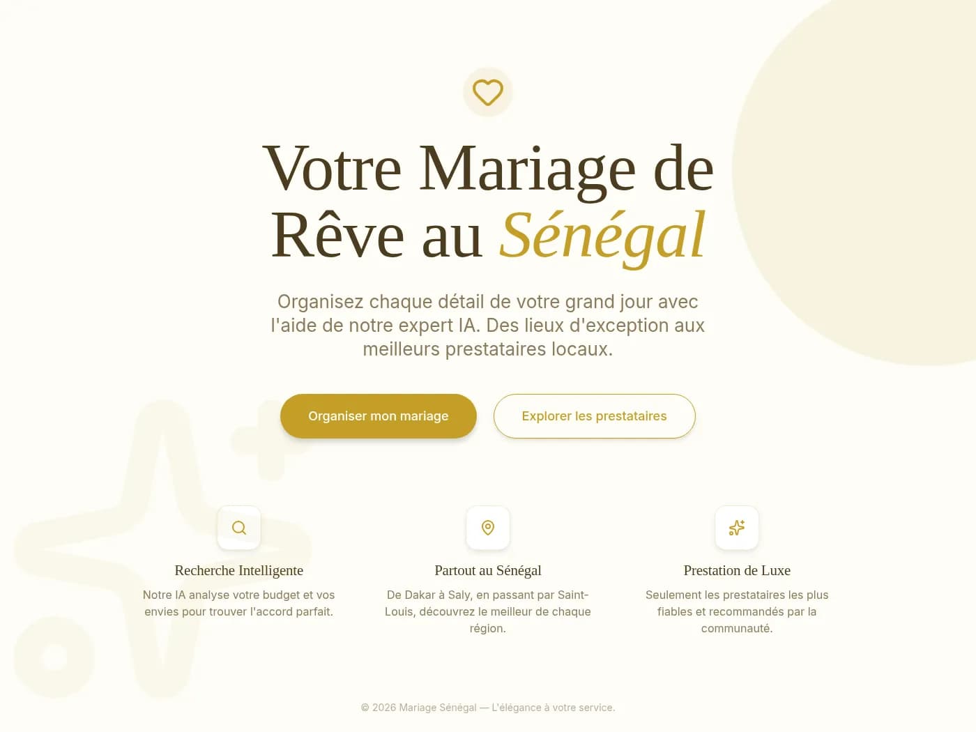 Mariage Sénégal Web