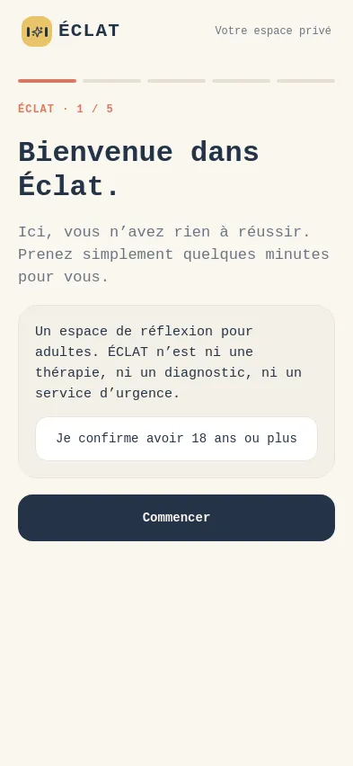 ÉCLAT: Journal & Bien-Être
