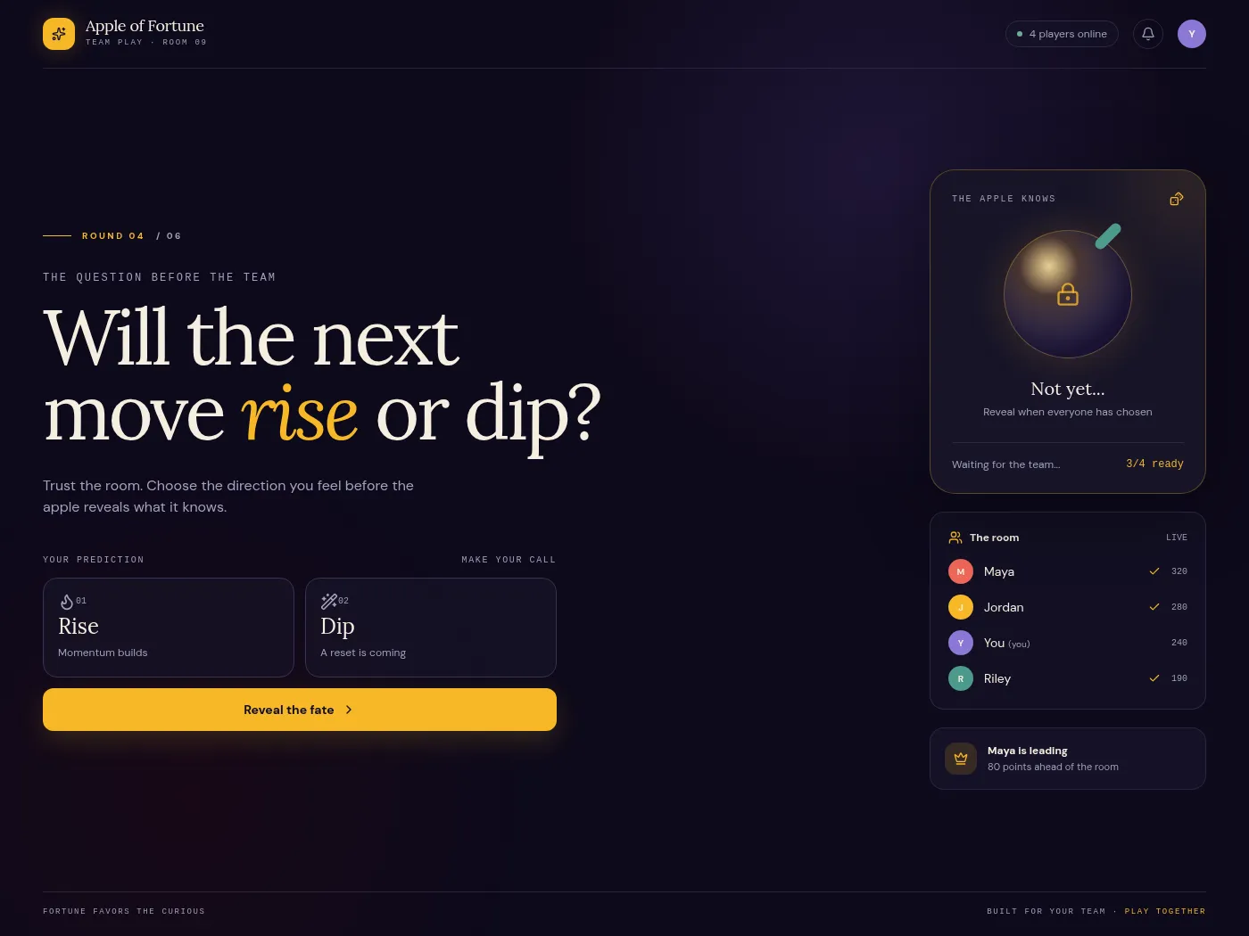 Fortune Wheel Team App