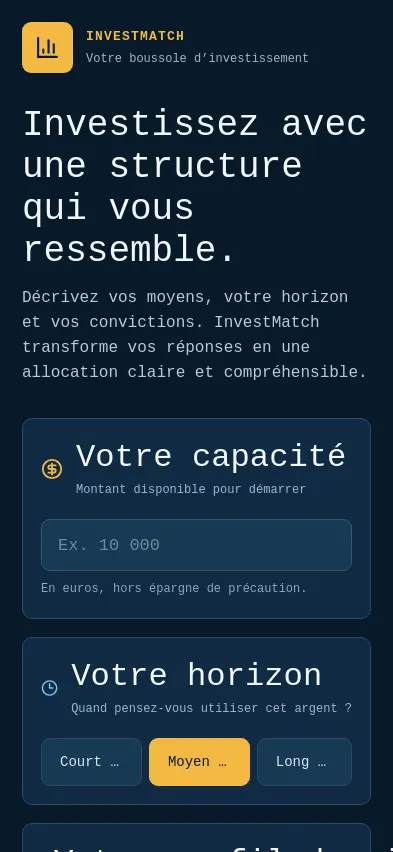 InvestMatch Mobile