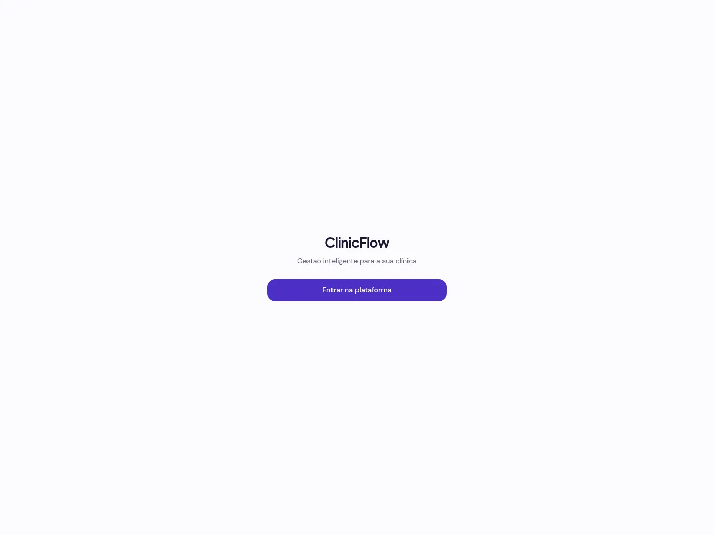 ClinicFlow SaaS Web App