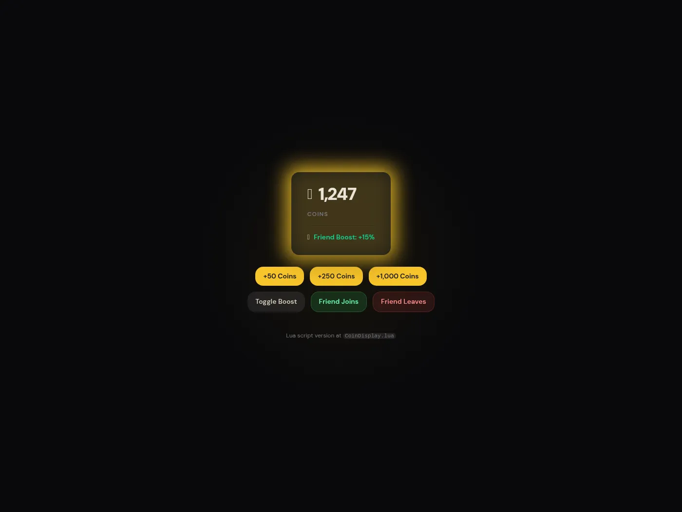 Friend Boost UI