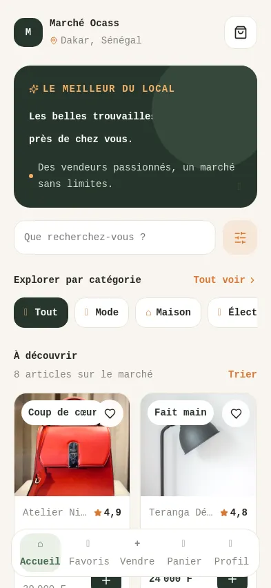Marché Ocass Marketplace