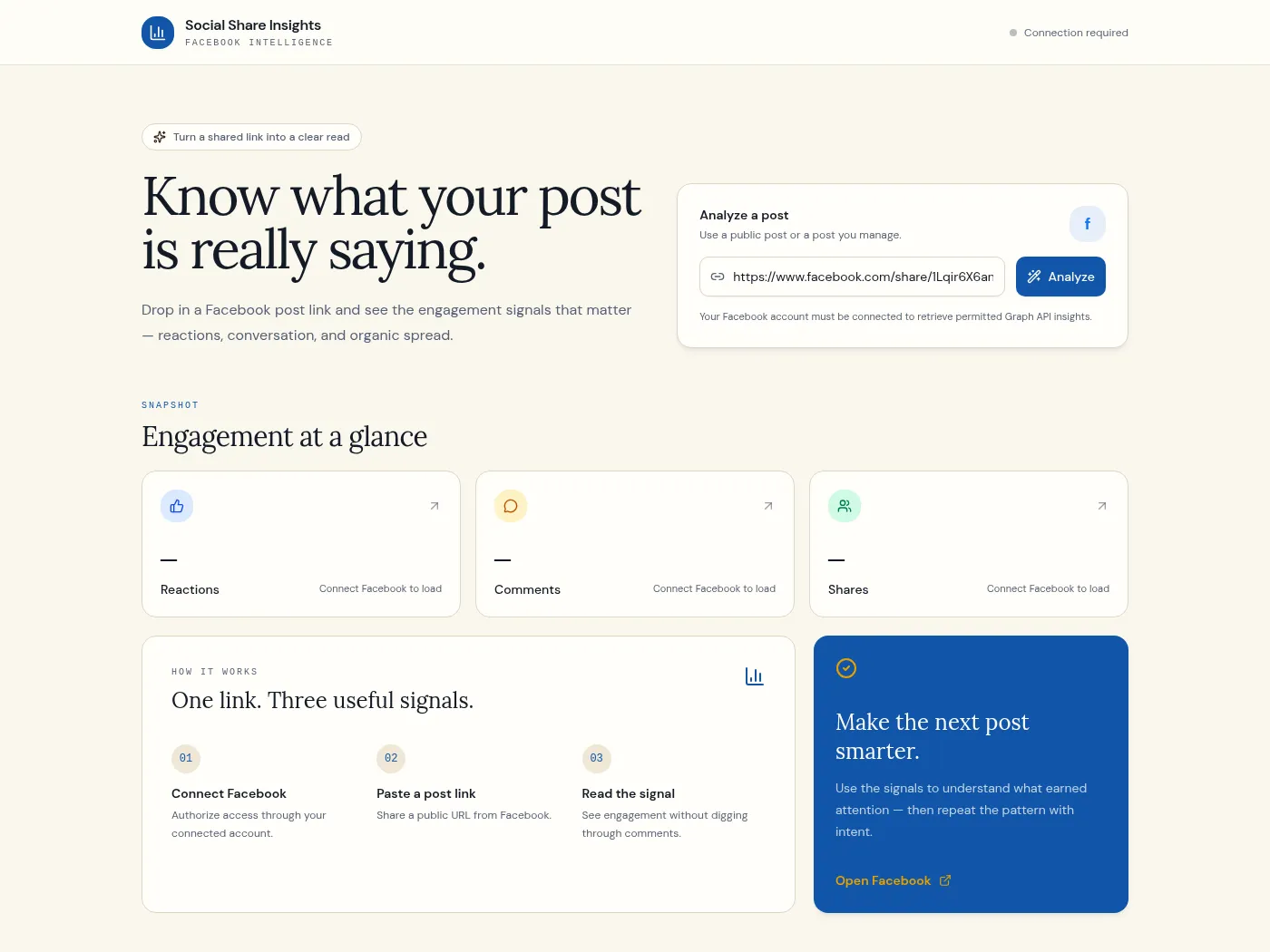 Social Share Insights