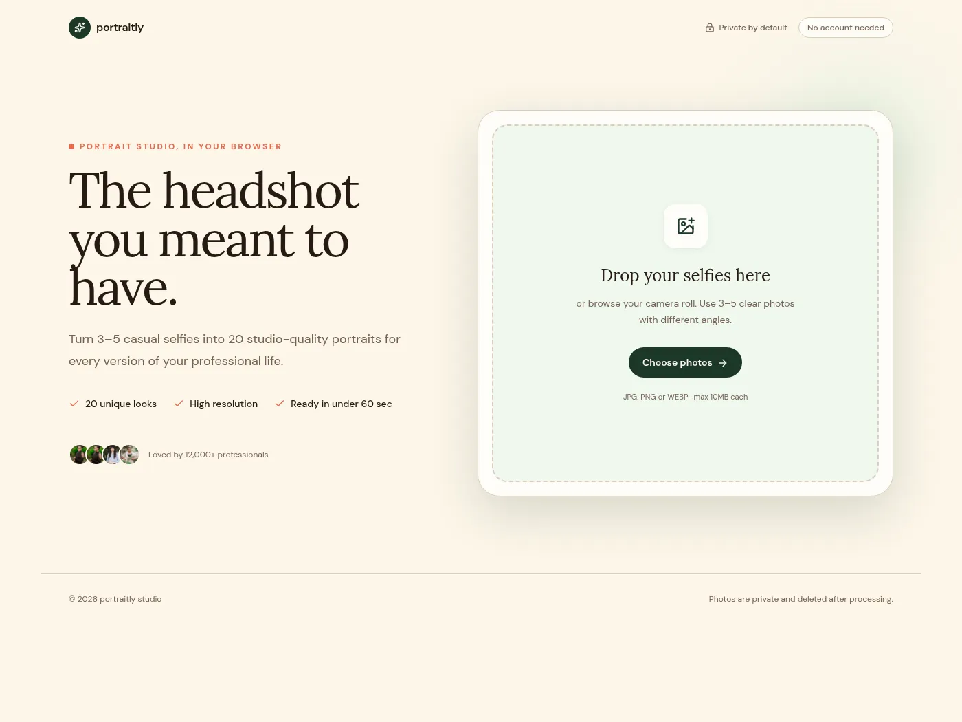 HeadshotAI Pro Studio