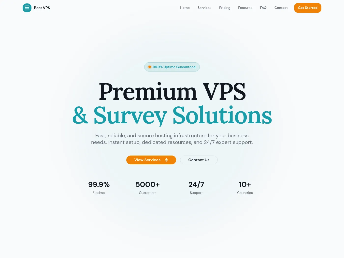 VPS Survey Landing