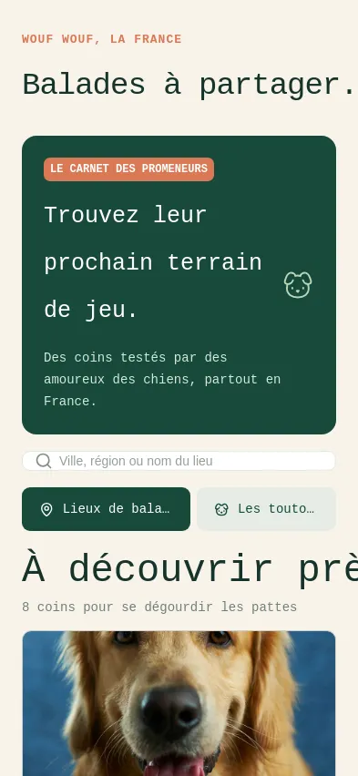 Dog Walk France