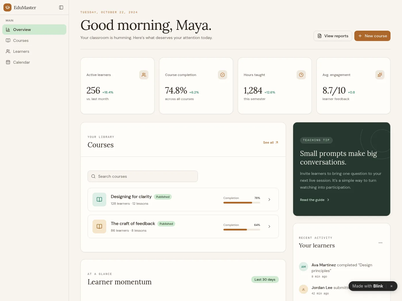 EduMaster LMS